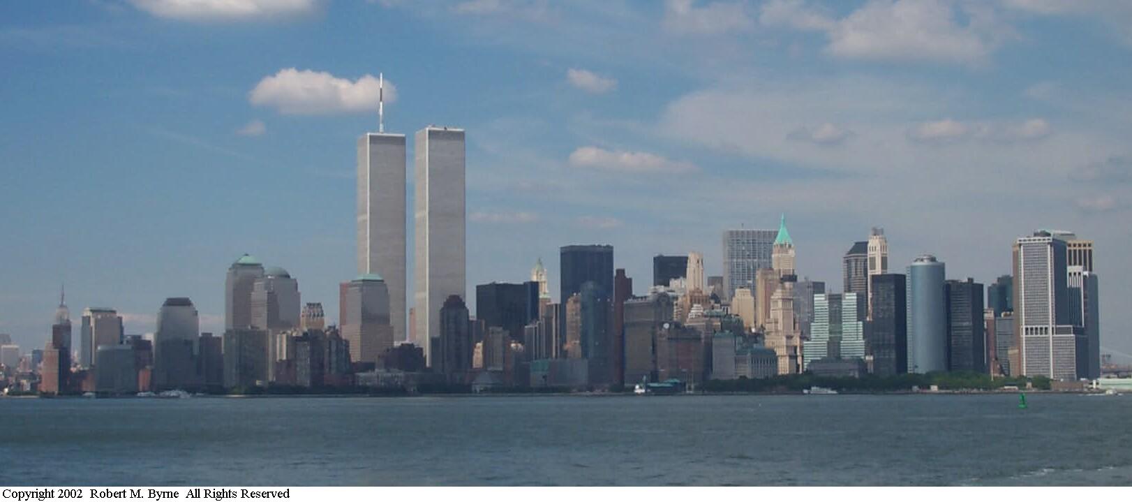 Images of the World Trade Center, New York City by Yamasaki. Digital ...